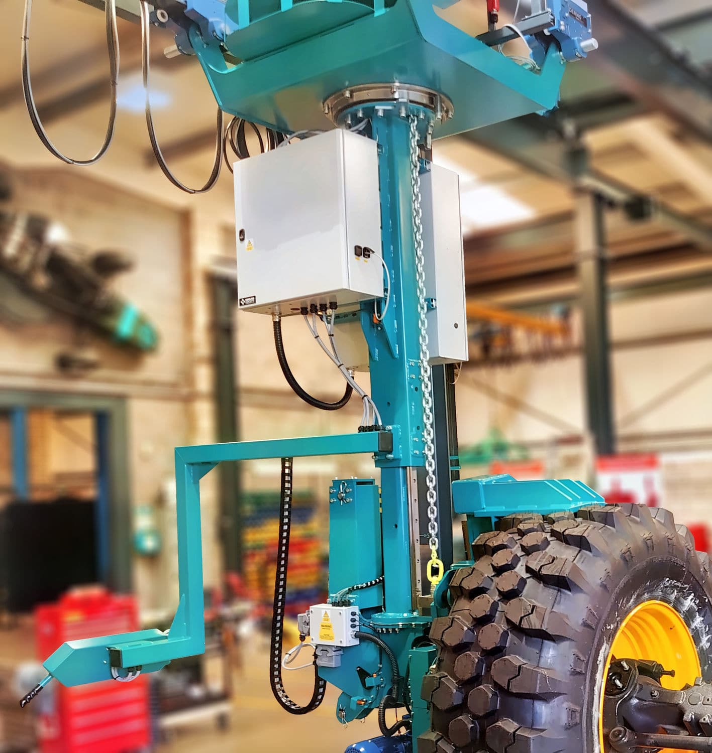 Vertical lift mast - Handling Concepts Ltd - electric / telescopic