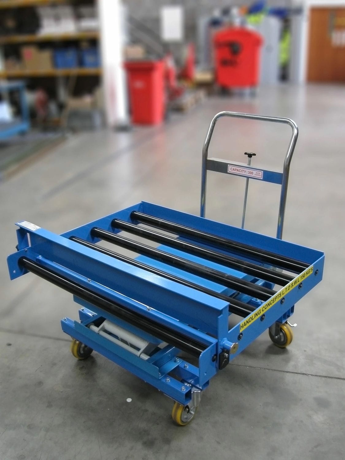 Scissor lift table - Handling Concepts Ltd - hydraulic / foot-operated ...