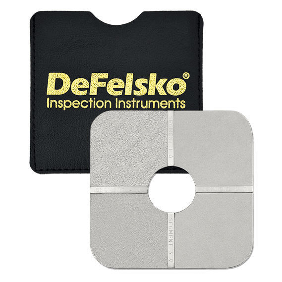 Surface roughness comparator - SRCMICGRIT - DeFelsko Corporation - for ...
