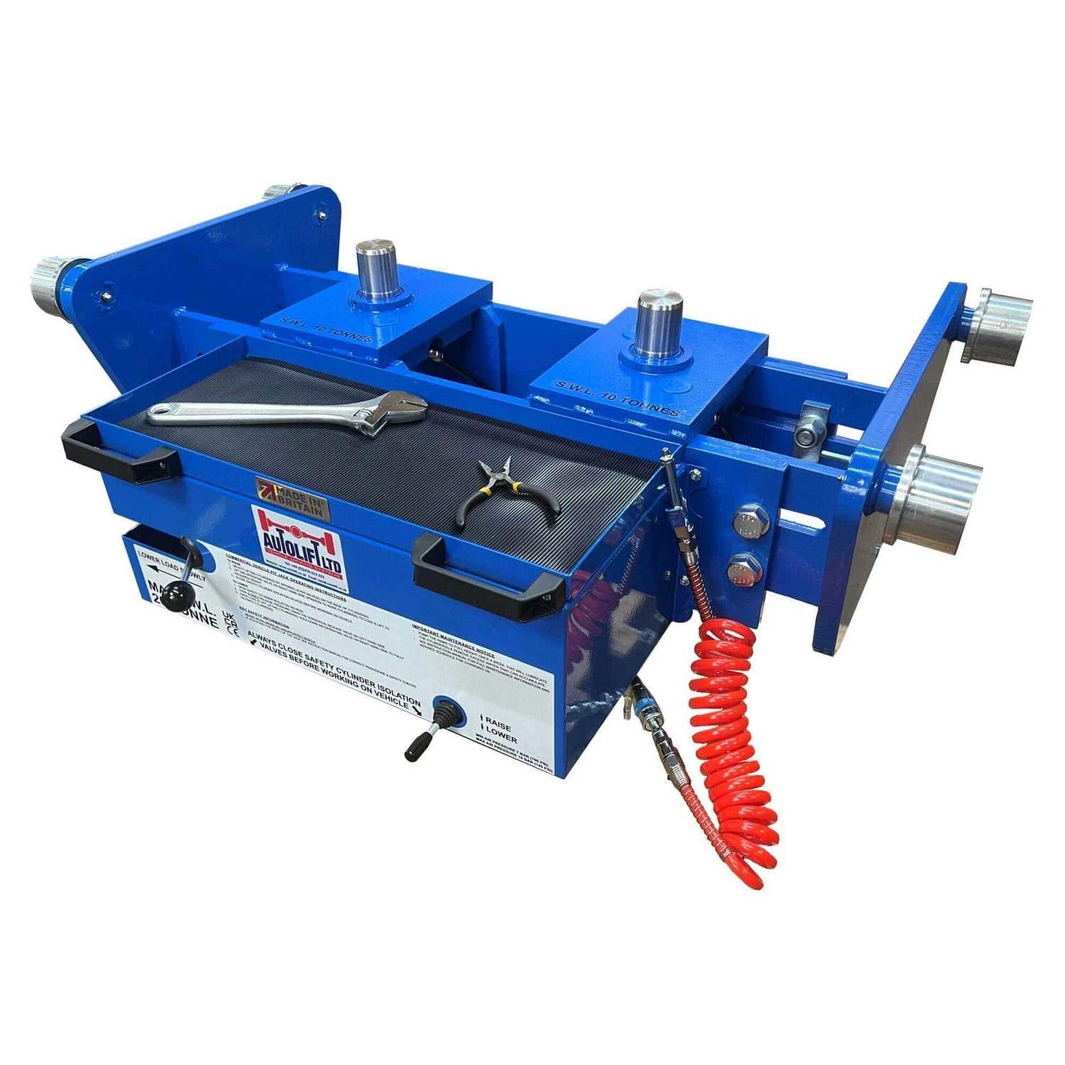 Pit jack - Autolift Ltd - hydro-pneumatic / 13 ton / for lifting ...