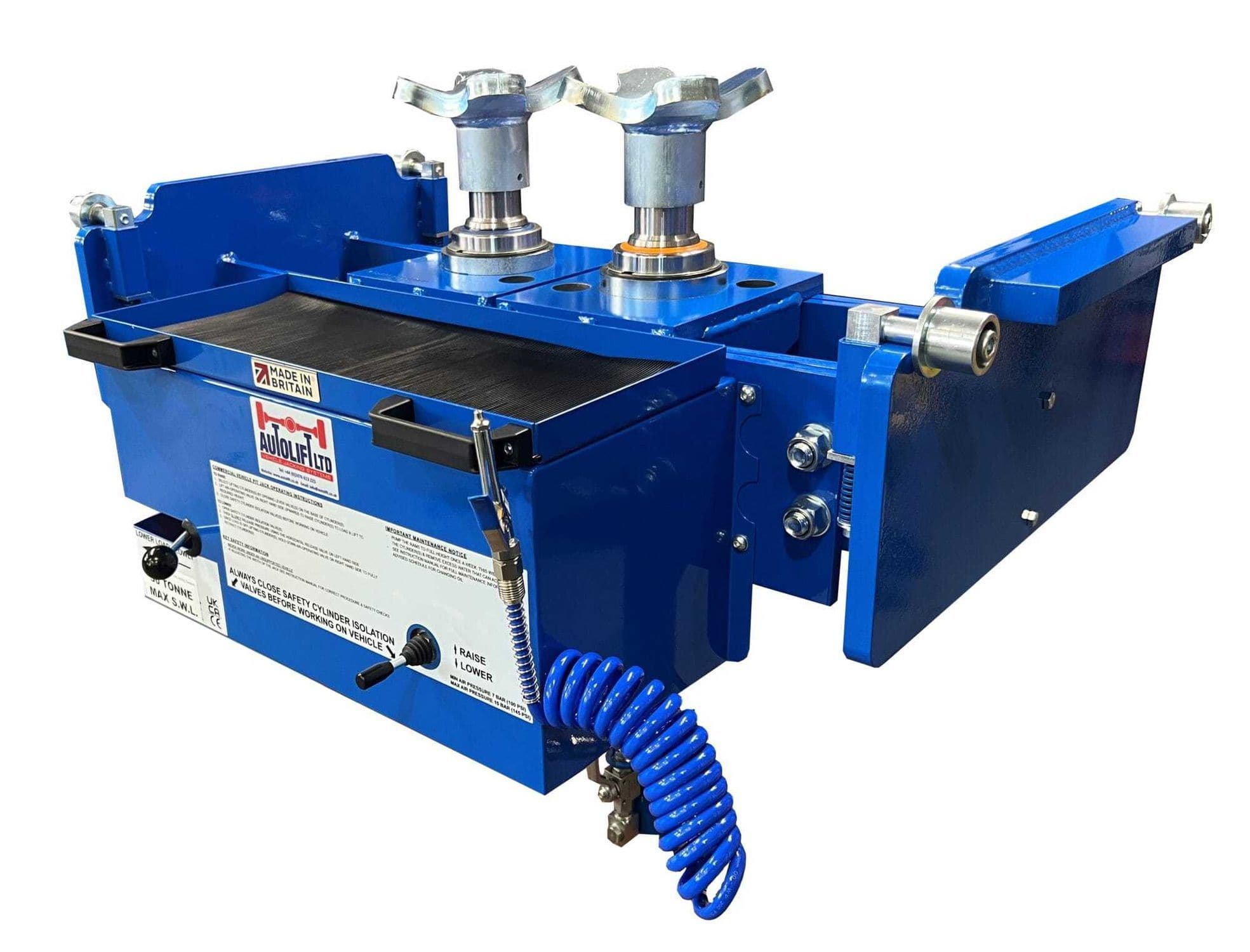 Pit jack - Adjustable 30 Tonne Air Twin Ram Commercial Pit Jack ...