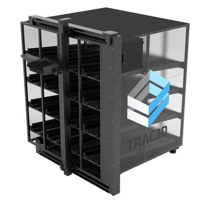 Automatic small parts storage system - TRAC3D - TRIDITIVE