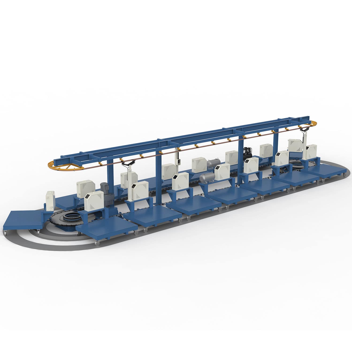 Automatic production line - Ground Rail - ZHEJIANG HENGHUI MACHINERY CO ...