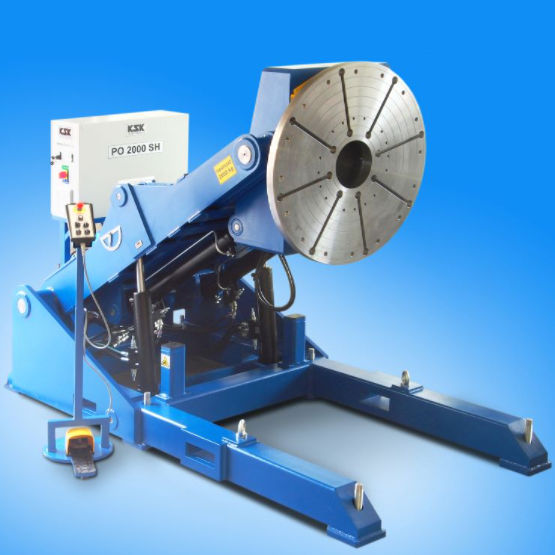 Electro-hydraulic positioner - PO 2500 SH - KSK - hydraulic / rotary ...