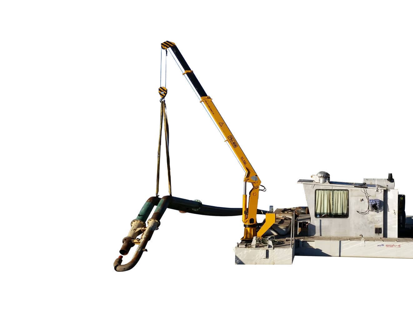 Barge crane - SQ3.2SA3T - BOB-LIFT - telescopic / for marine ...