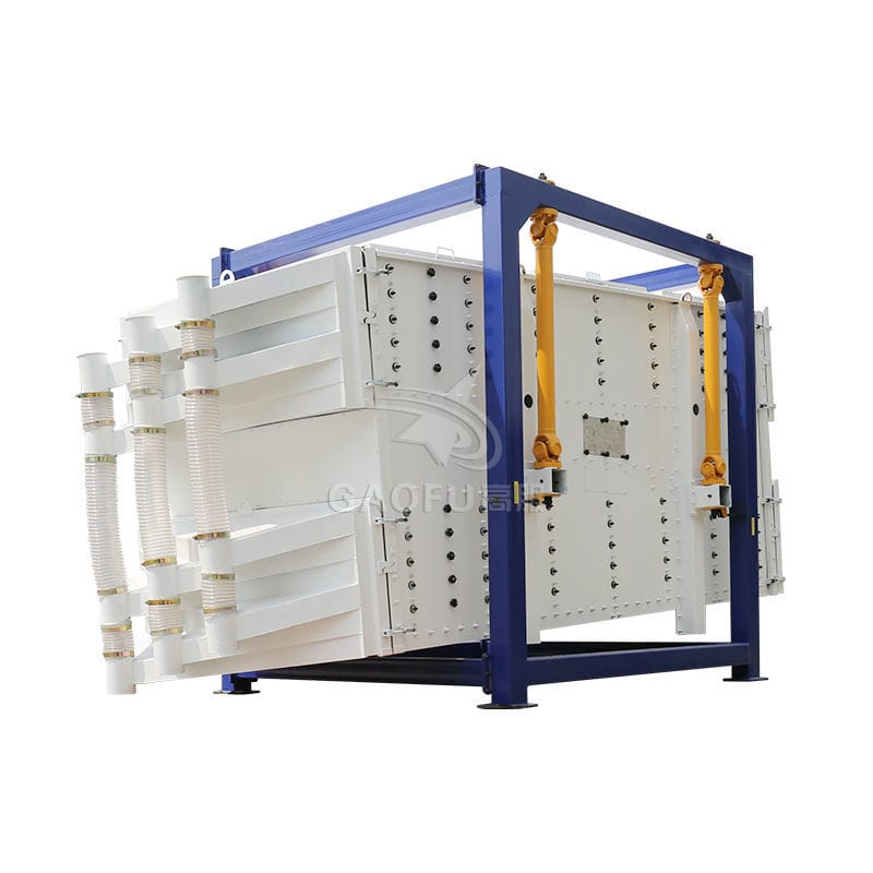 Mining screener - HXS series - Gaofu - vibrating / for bulk materials ...