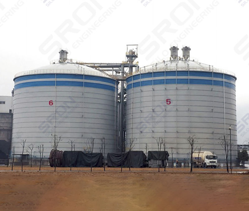 Grain silo - Henan SRON SILO ENGINEERING Co., Ltd - for bulk materials ...