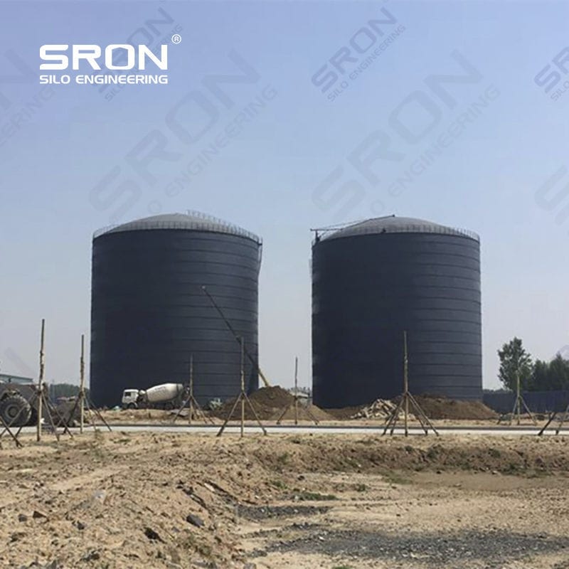 Bolted silo - Henan SRON SILO ENGINEERING Co., Ltd - welded / flat ...