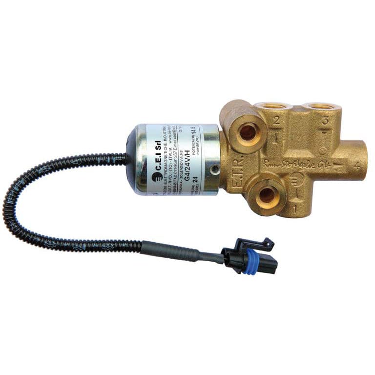 Direct-operated solenoid valve - G4 series - C.E.I. - 4-way / fuel