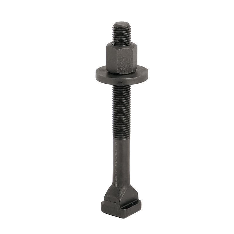 Clamping bolt - 1610 series - ER-EL MAKINA - T-shaped / steel / shoulder
