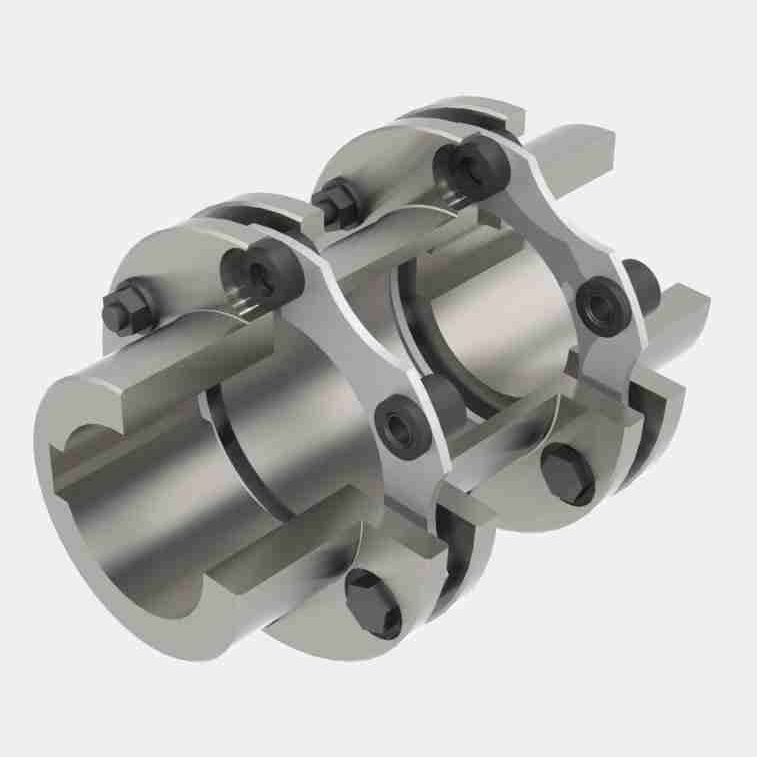 Flexible coupling - KLS - UNE - disc / torsionally rigid / shaft