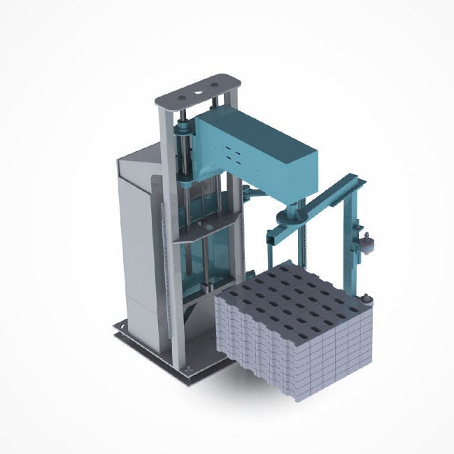 Vertical packing machine - KB STR - GLOBMAC Global Block Machines - for ...