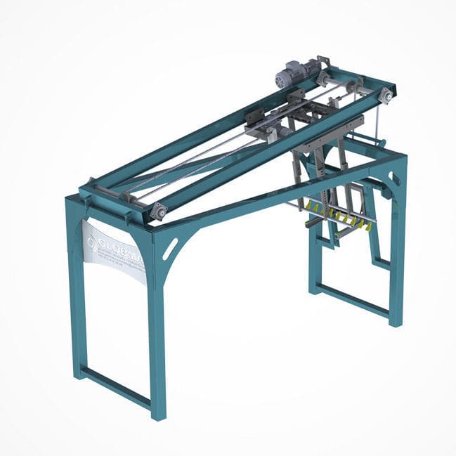 Compressed air washing machine - KB WSH - GLOBMAC Global Block Machines