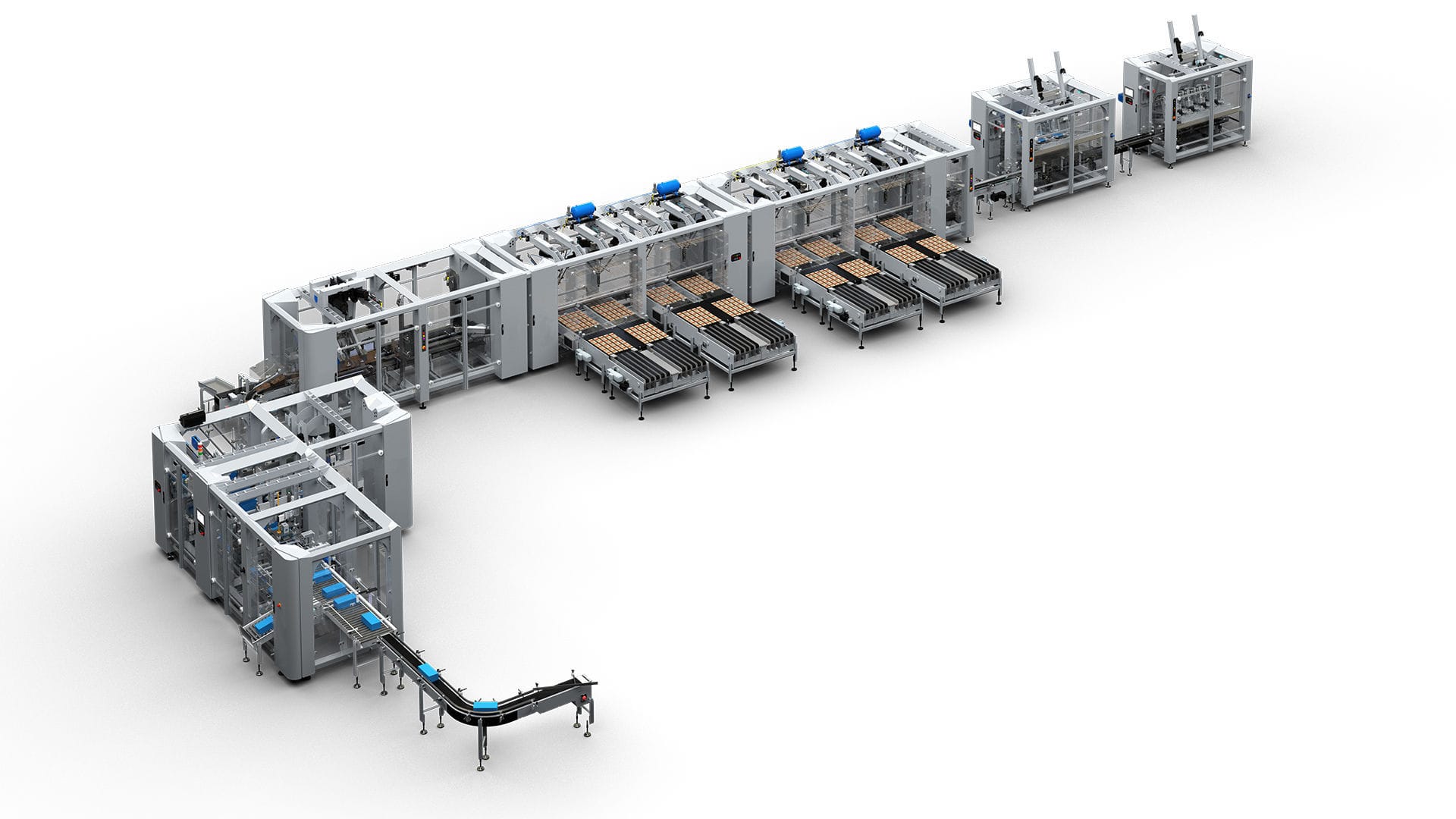 Multi-product packaging line - Flex - Cama Group - automatic