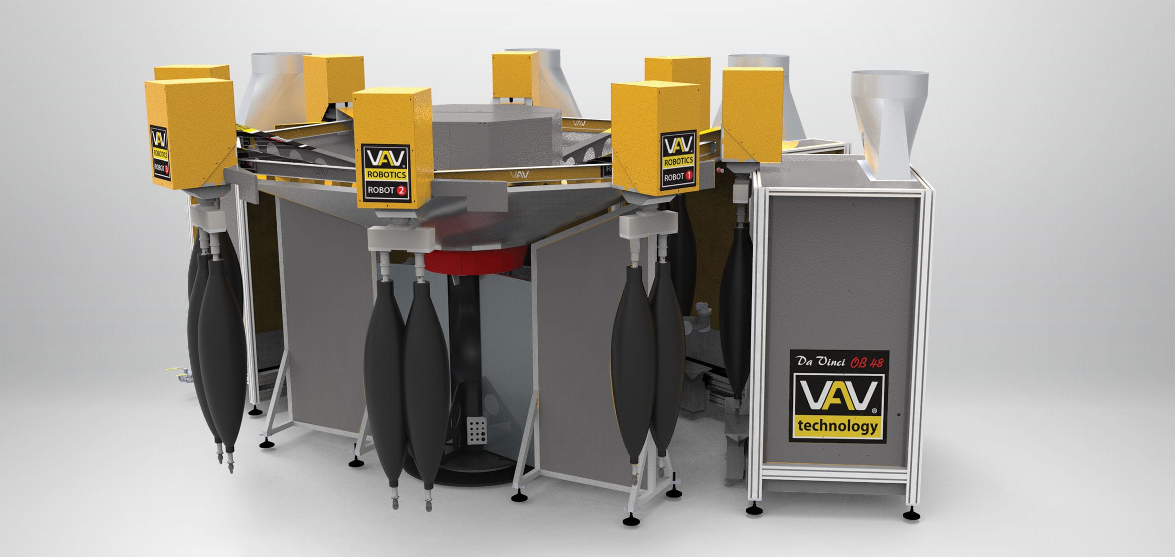 Articulated robot - DA VINCI OB48 - Vav Technology - spraying