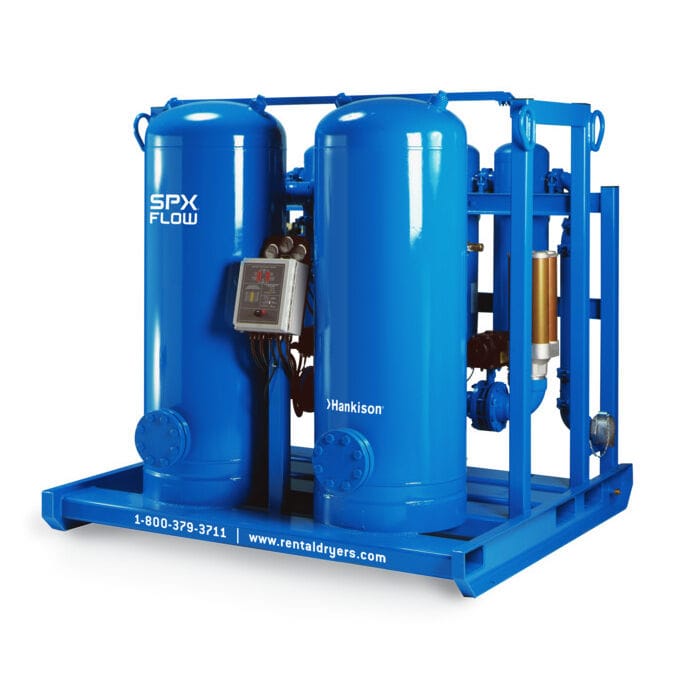 Desiccant compressed air dryer - RDH, RDHHP series - HANKISON - high ...