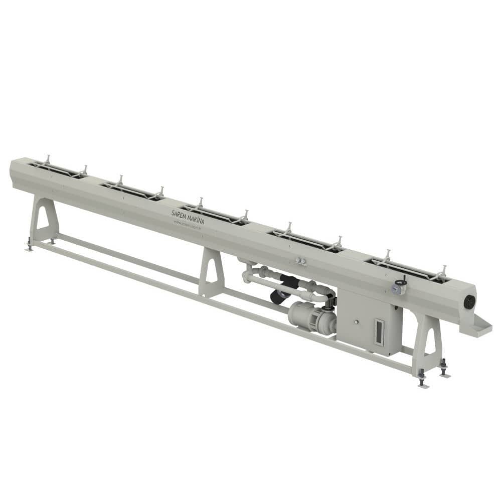 Stainless steel cooling tank - SP32 - Sarem - for pipes / for extrusion