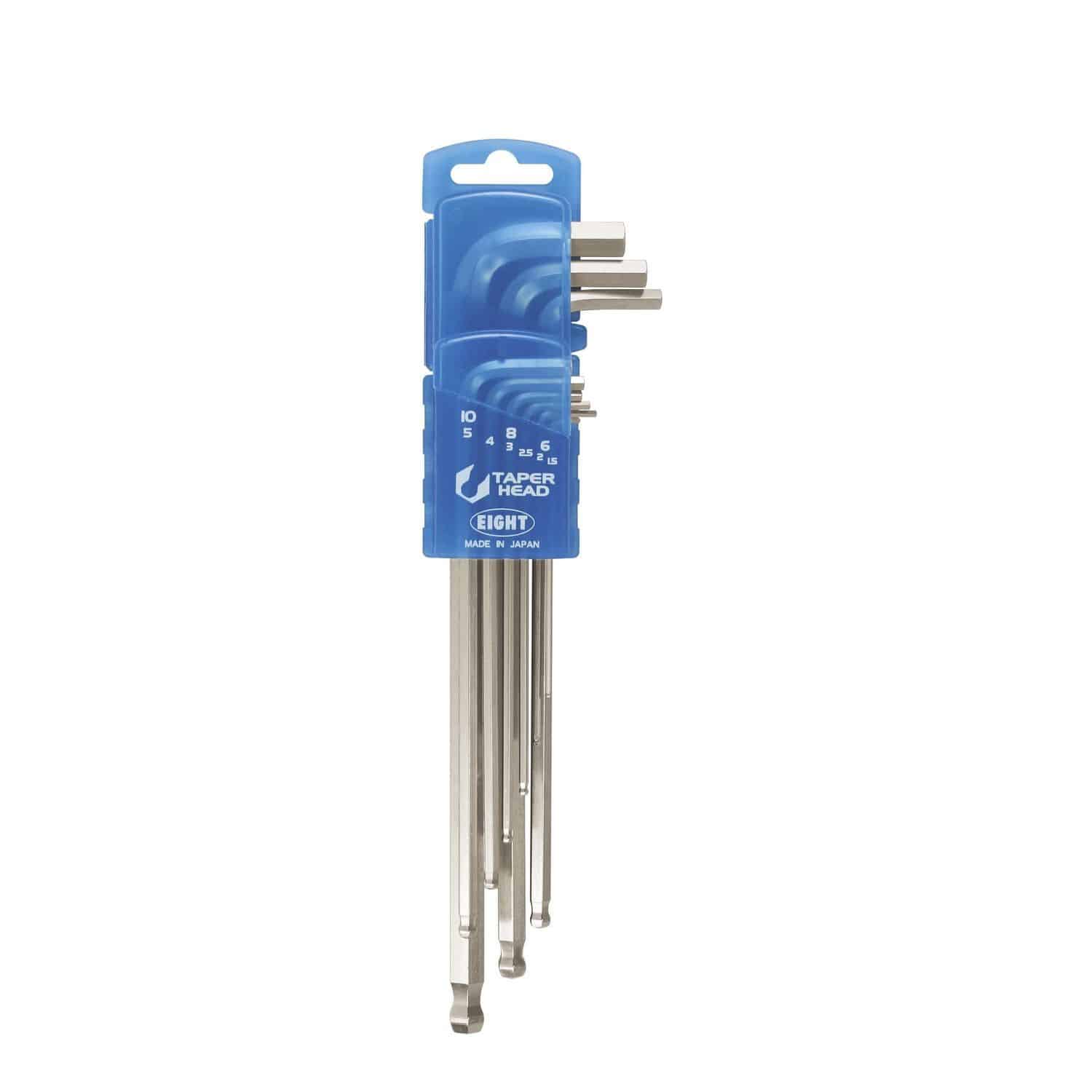 L Allen wrench - TLS-9D - Eight Tool - with hexagonal head / set / taper head
