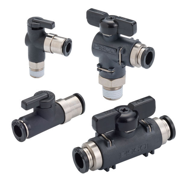 Ball valve - BV series - NIHON PISCO CO., Ltd. - lever / shut-off / for air