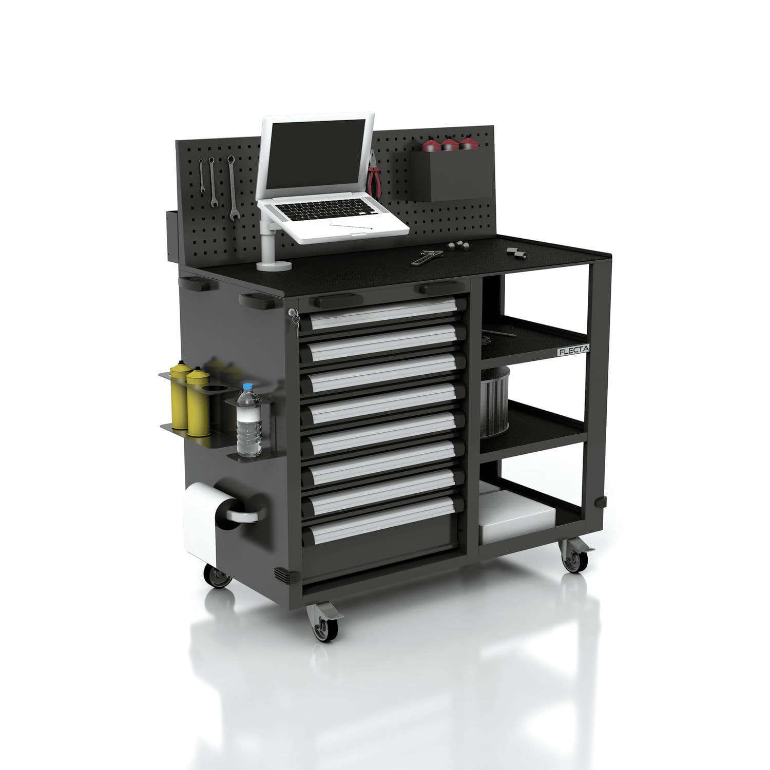 Mobile computer workstation - AR-FL030C - FLECTA - industrial