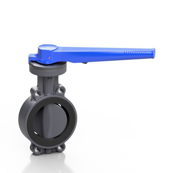 Butterfly valve - PROFLOW® H - Effast - manual / lever / flow control