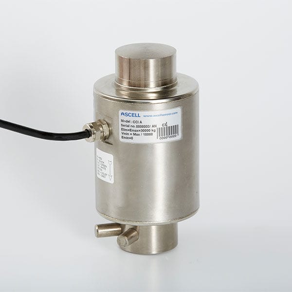 Compression load cell - CCI-A - Ascell Sensor,S.L. - in-line / strain gauge / for silo
