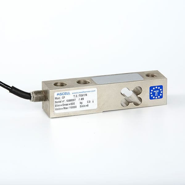 Shear beam load cell - CF - Ascell Sensor,S.L. - single-point / for silo / for truck scale