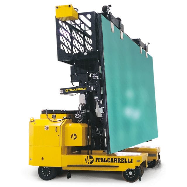 Battery-powered side loader - E4NL series - Italcarrelli - AGV / indoor ...