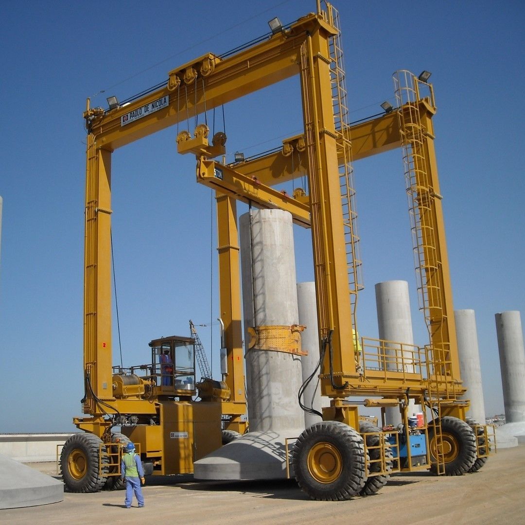 Rubber-tired gantry crane - MOBILIFT 160 - Eden Tech Srl - for heavy loads