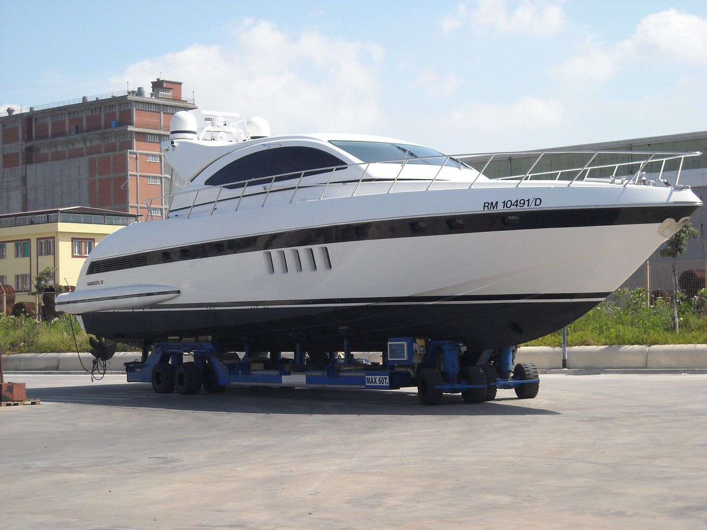 Boat self-propelled trailer - Eden Tech Srl - 3-axle / for heavy loads