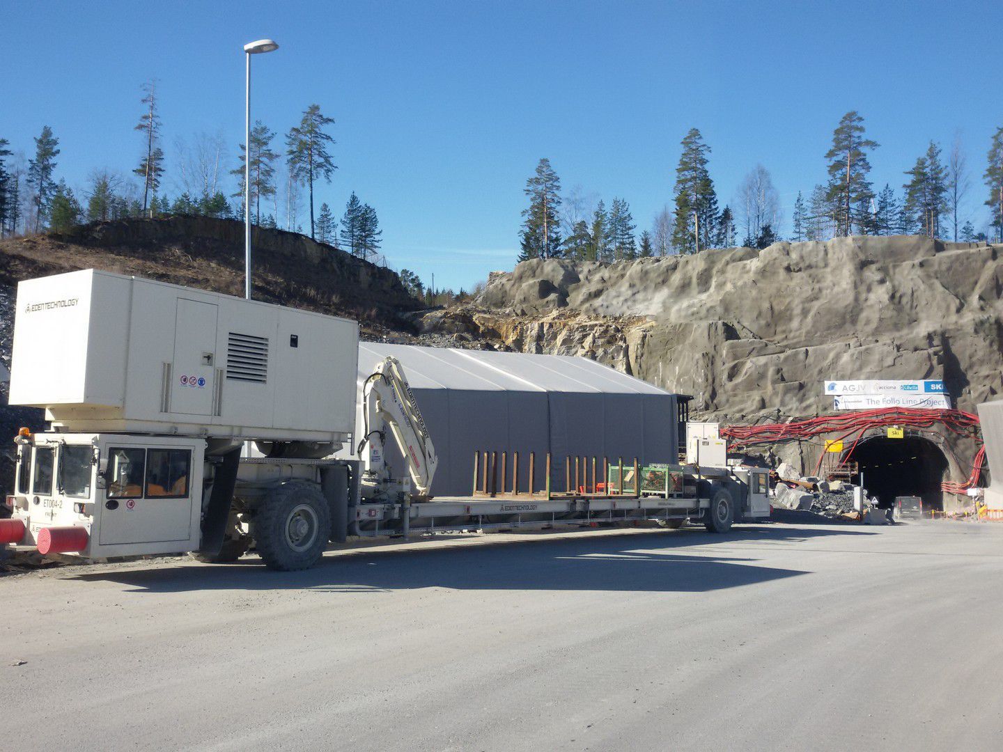 Diesel engine self-propelled trailer - MST - Eden Tech Srl - 2-axle ...