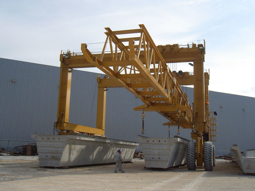 Rubber-tired gantry crane - Mobilift 280 - Eden Tech Srl - for ...