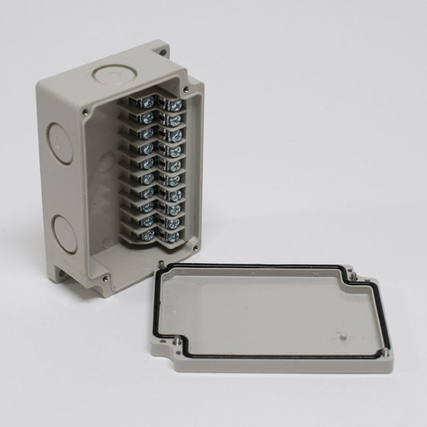 DIN rail junction box - DS-PG-10P - DSE, Inc. - flame-retardant / heat ...