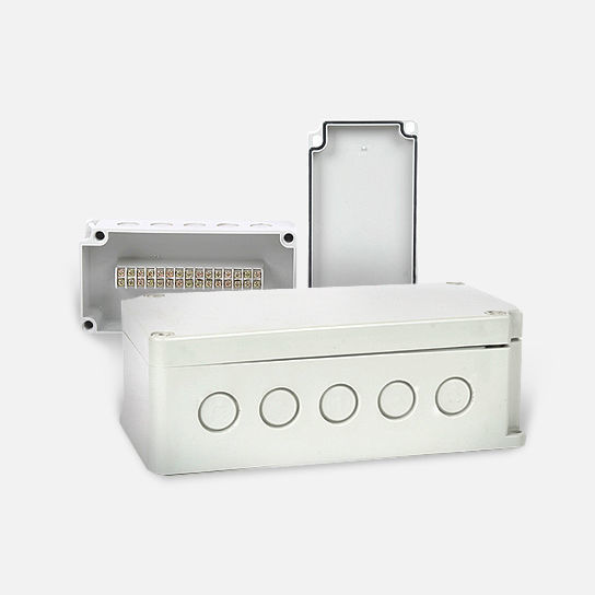 Wall-mounted terminal box - DS-MTB-6P - DSE, Inc. - flame-retardant ...