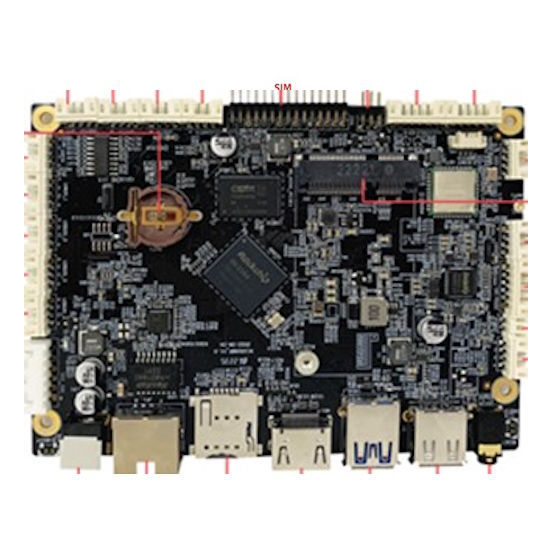 Embedded motherboard - ZEUS-R5661 - AmbiWorks - ARM® Cortex®-A55 Quad-core / Rockchip RK3566 ...