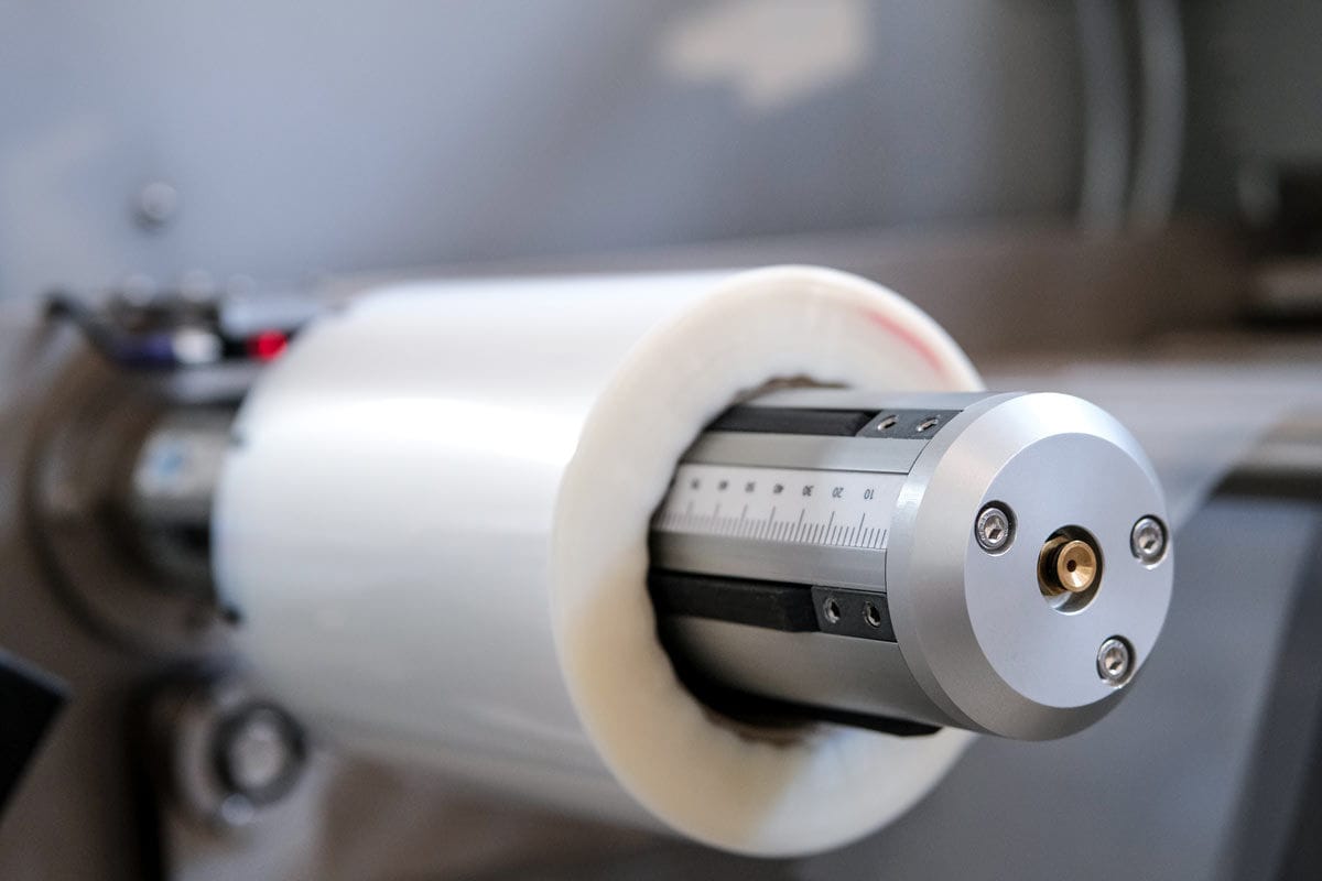 Coil expanding shaft - Ejematic - pneumatic / cantilevered