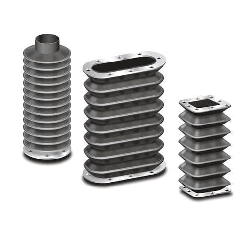 Round bellows - TEMAT series - PEI srl - PVC / welded / heat-resistant