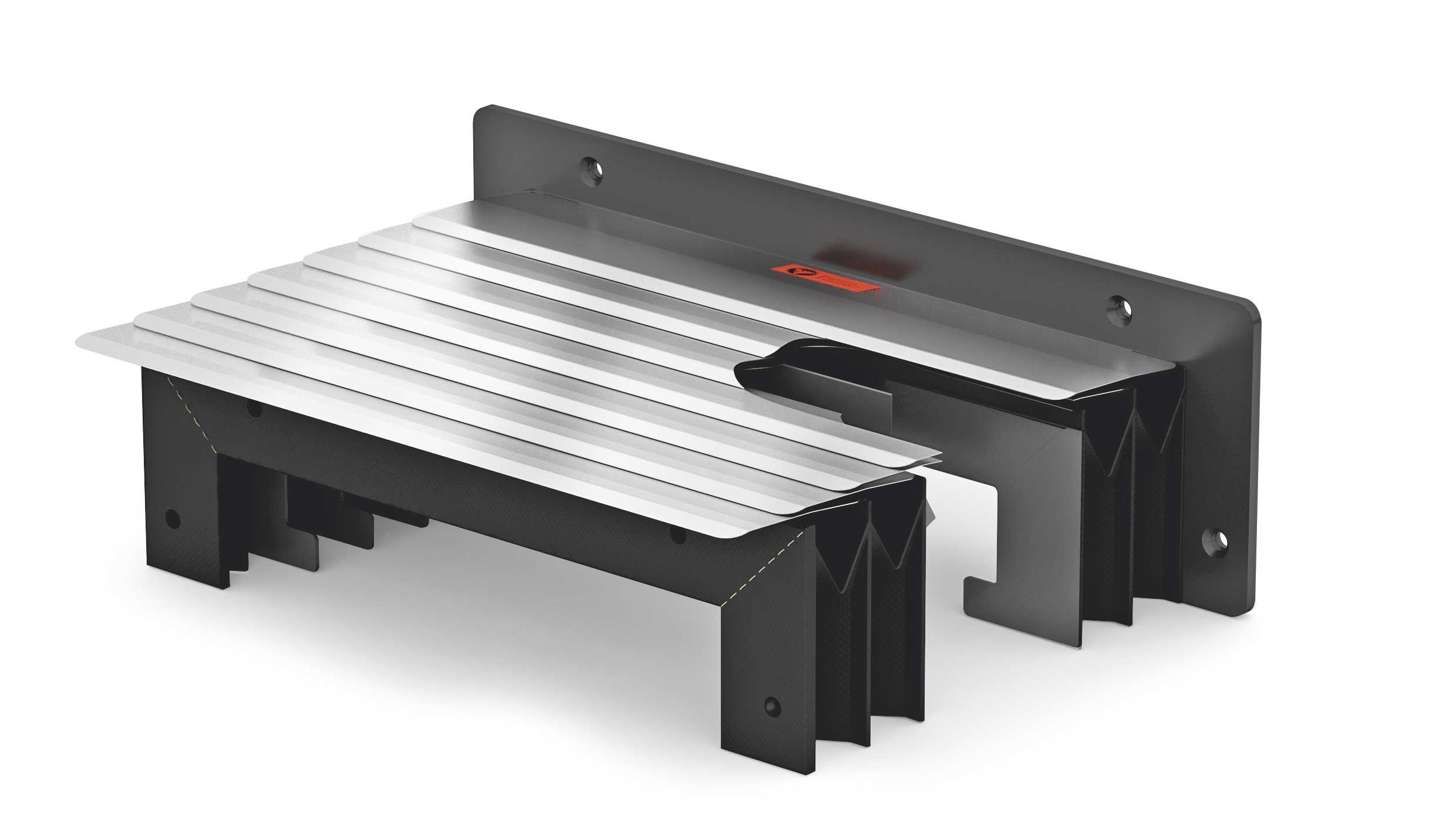 Flat bellows - PEI srl - PVC / coated fabric / metal