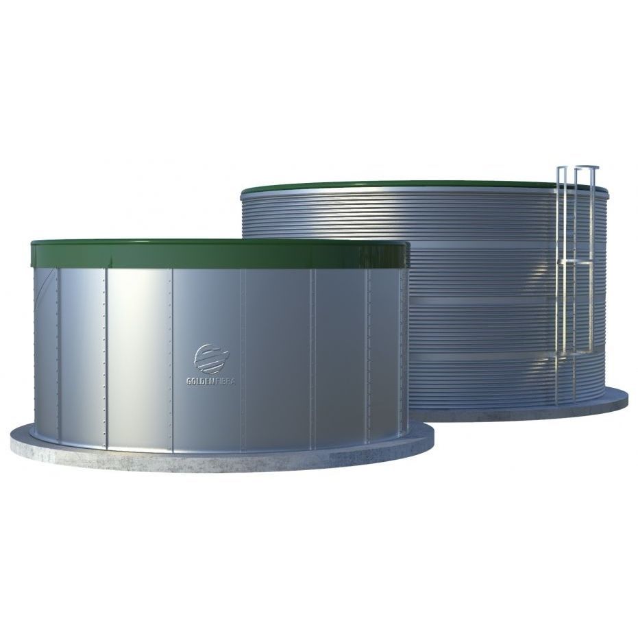Drinking water tank - Golden Fibra - galvanised steel