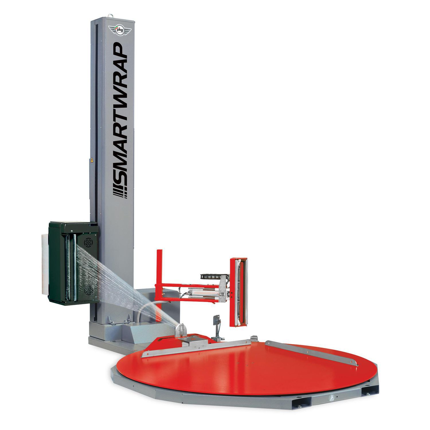 Turntable stretch wrapping machine - Smartwrap - pkg - semi-automatic ...