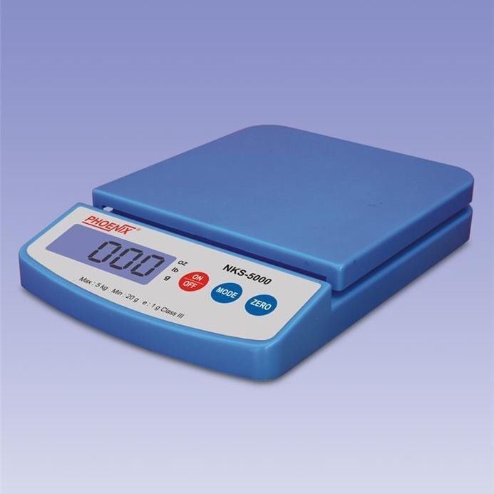 Electronic weighing scale - NKS - 5 - Nitiraj Engineers Ltd - g / lb / oz