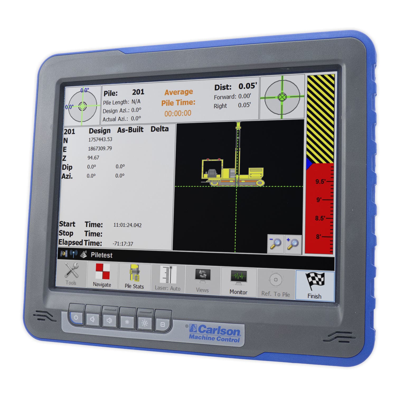 Control terminal with touch screen - PDGRADE - Carlson Software ...