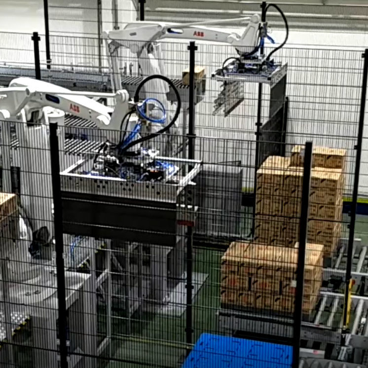 Robotic palletizer - LINEx - CSi industries BV - crate / tray / box