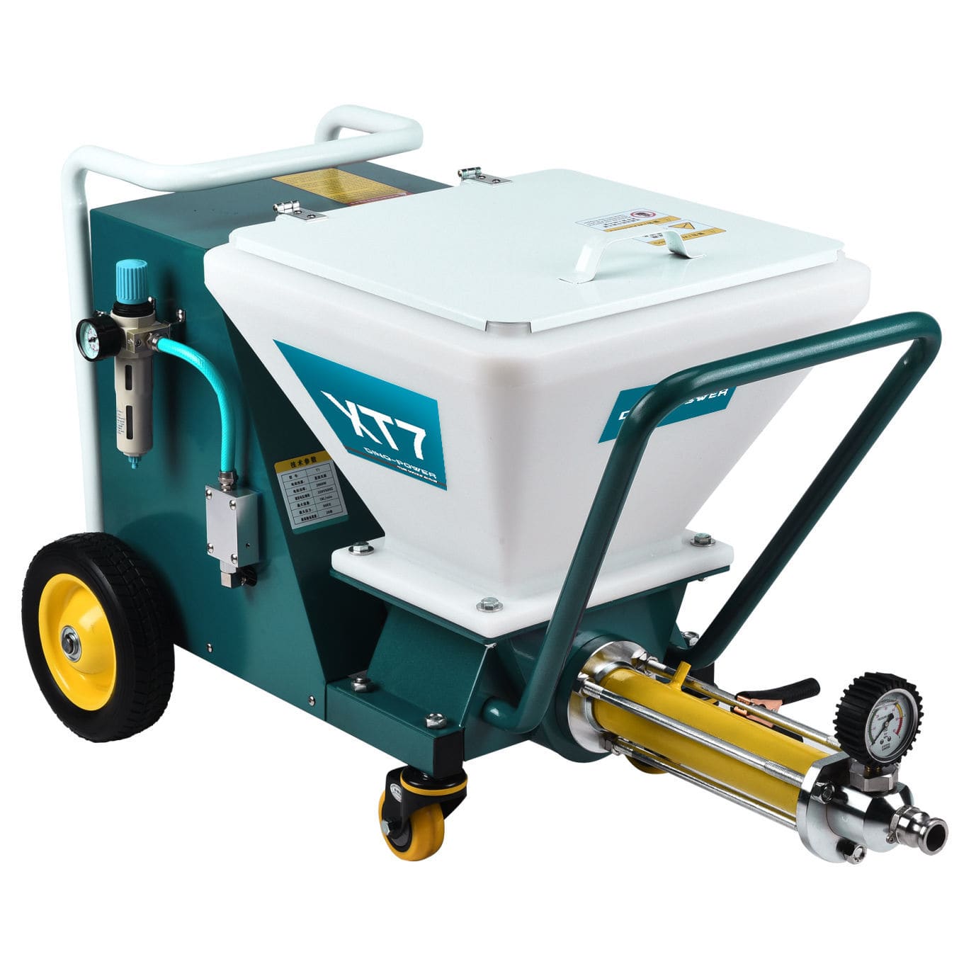 Mobile spray unit - DP-T7 - NINGBO DINO-POWER MACHINERY CO.,LTD - paint ...