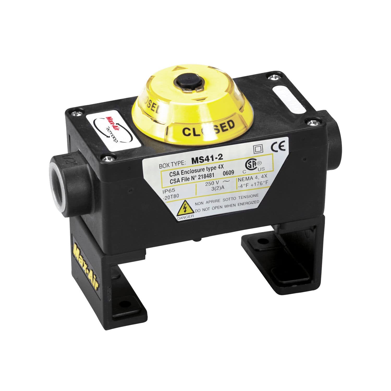 Compact limit switch box - 41 series - Max-Air Technology