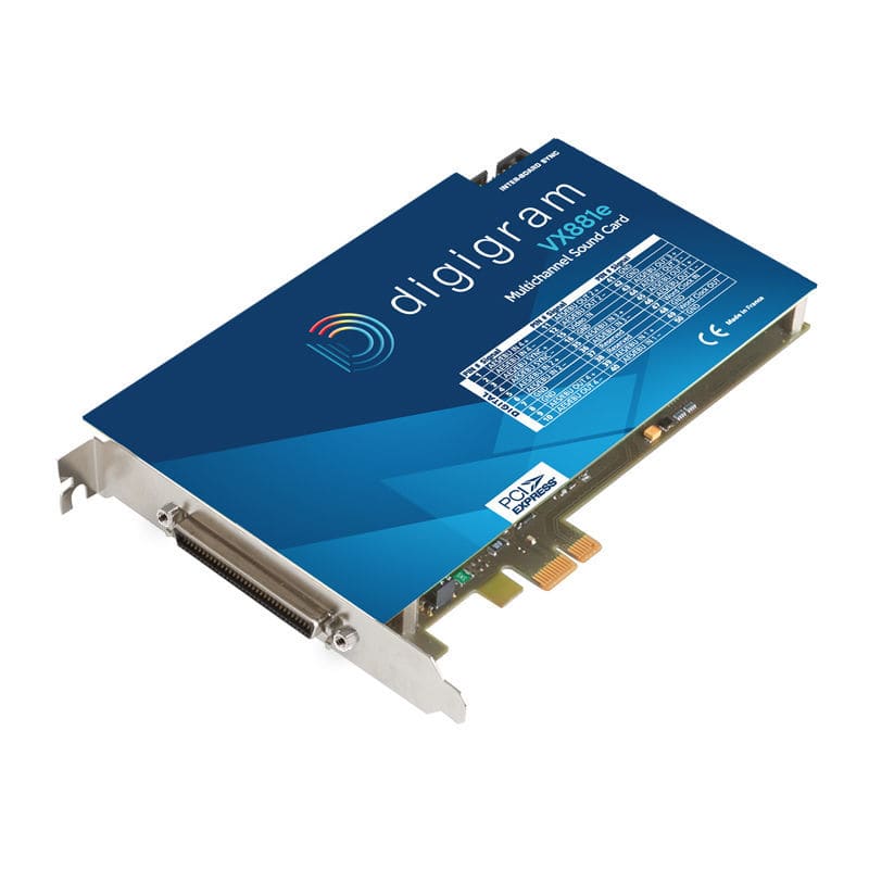 PCI Express sound card - VX881E - DIGIGRAM - multi-channel / low-profile