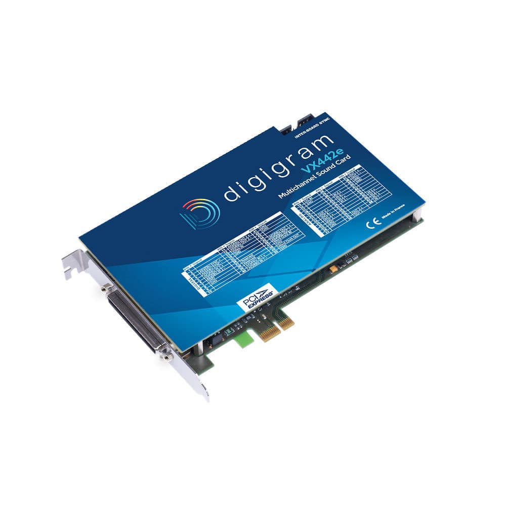 PCI Express sound card - VX442E - DIGIGRAM - multi-channel / low-profile
