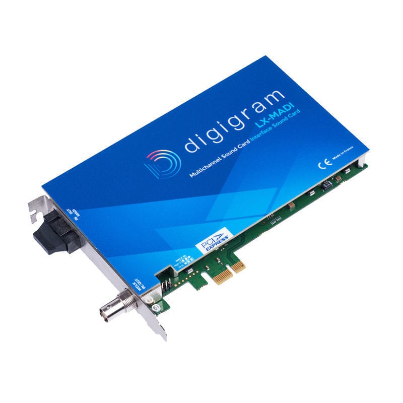PCI Express sound card - LX-MADI - DIGIGRAM - multi-channel / low-profile