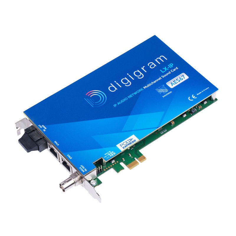 PCI Express sound card - LX-IP - DIGIGRAM - multi-channel