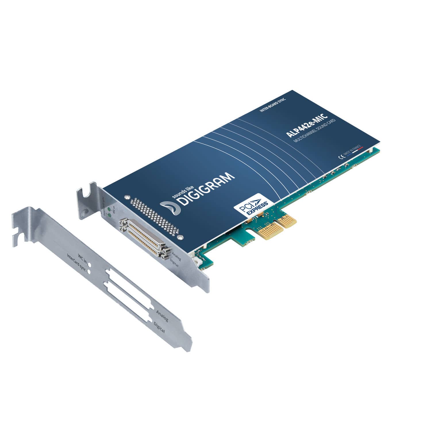 PCI Express sound card - ALP442e-MIC - DIGIGRAM - low-profile